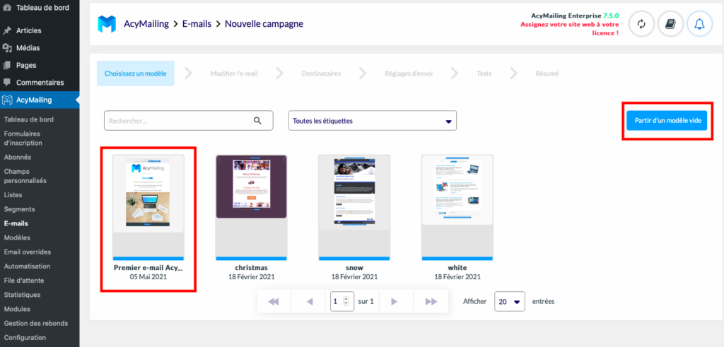 GUIDE COMPLET : Comment utiliser notre plugin de newsletter AcyMailing sur WordPress ...