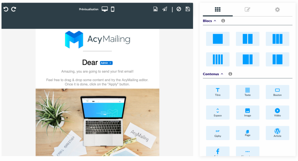 GUIDE COMPLET : Comment utiliser notre plugin de newsletter AcyMailing ...