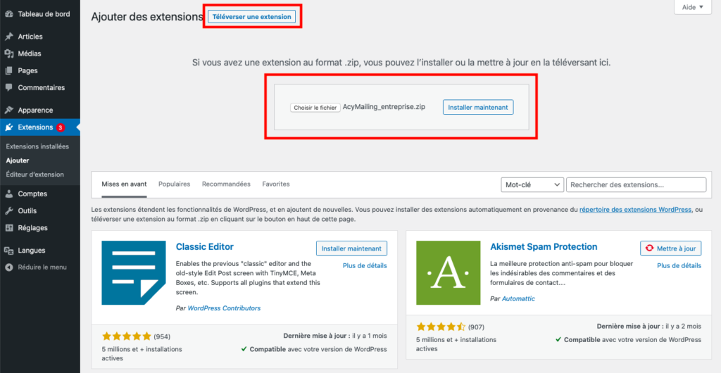 GUIDE COMPLET : Comment utiliser notre plugin de newsletter AcyMailing ...