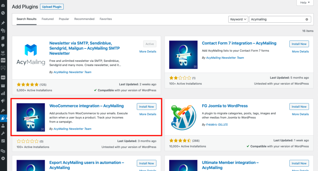 How to use WooCommerce with AcyMailing? – AcyMailing – Email marketing platform